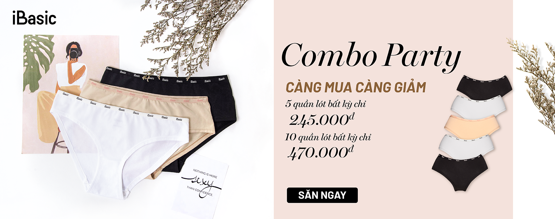 iBasic - Nội y Mỹ cho cả gia đình