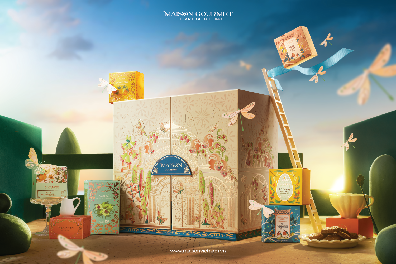 Hộp Quà Bánh Trung Thu Maison Gourmet – Maison Vietnam