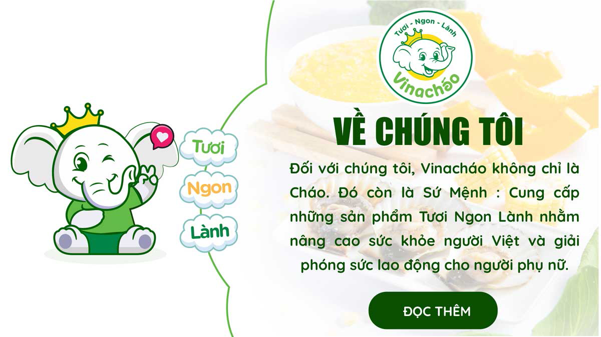 Cháo dinh dưỡng trẻ em – Cháo dinh dưỡng Vinachao