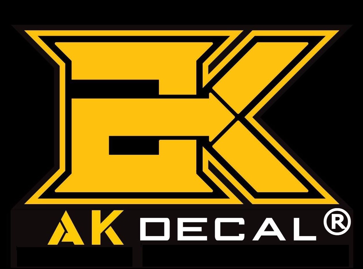 WHITE – AK DECAL