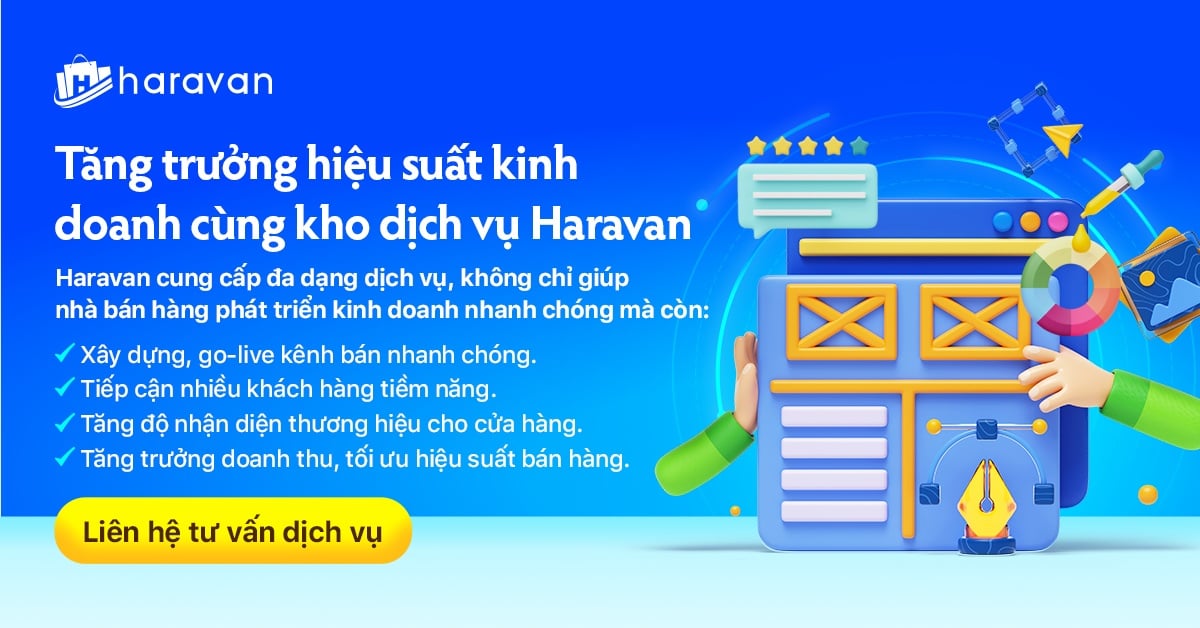 Bán hàng đa kênh hiệu quả cùng Kho dịch vụ của Haravan – Kho Dịch Vụ
