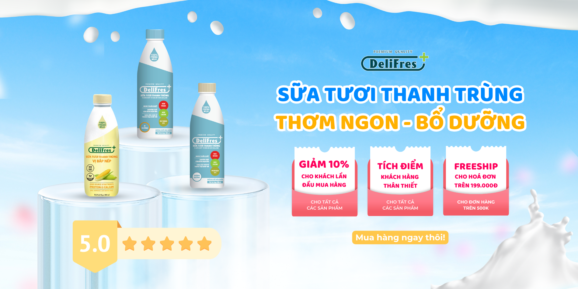 DeliFres+ | Tươi ngon, Bổ dưỡng, An toàn