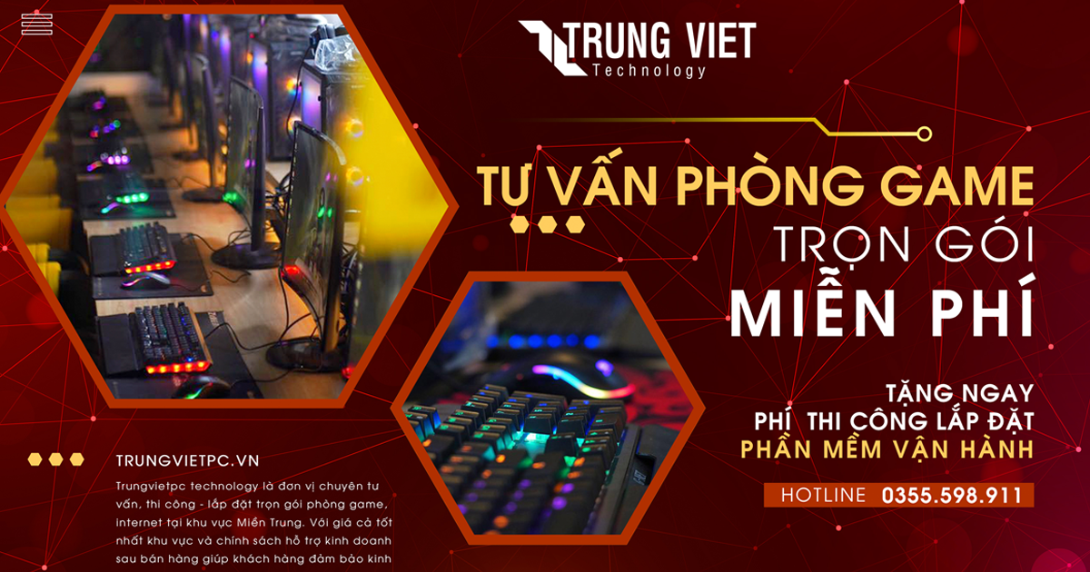 TrungVietPC chuyên cung cấp máy vi tính, thi công & lắp đặt phòng game – Trungvietpc