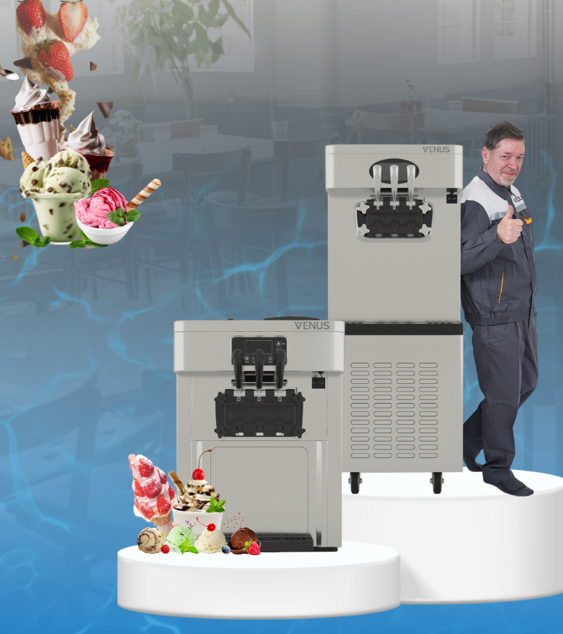 Máy làm kem tươi Venus giá rẻ chất lượng cao - Venus Machinery