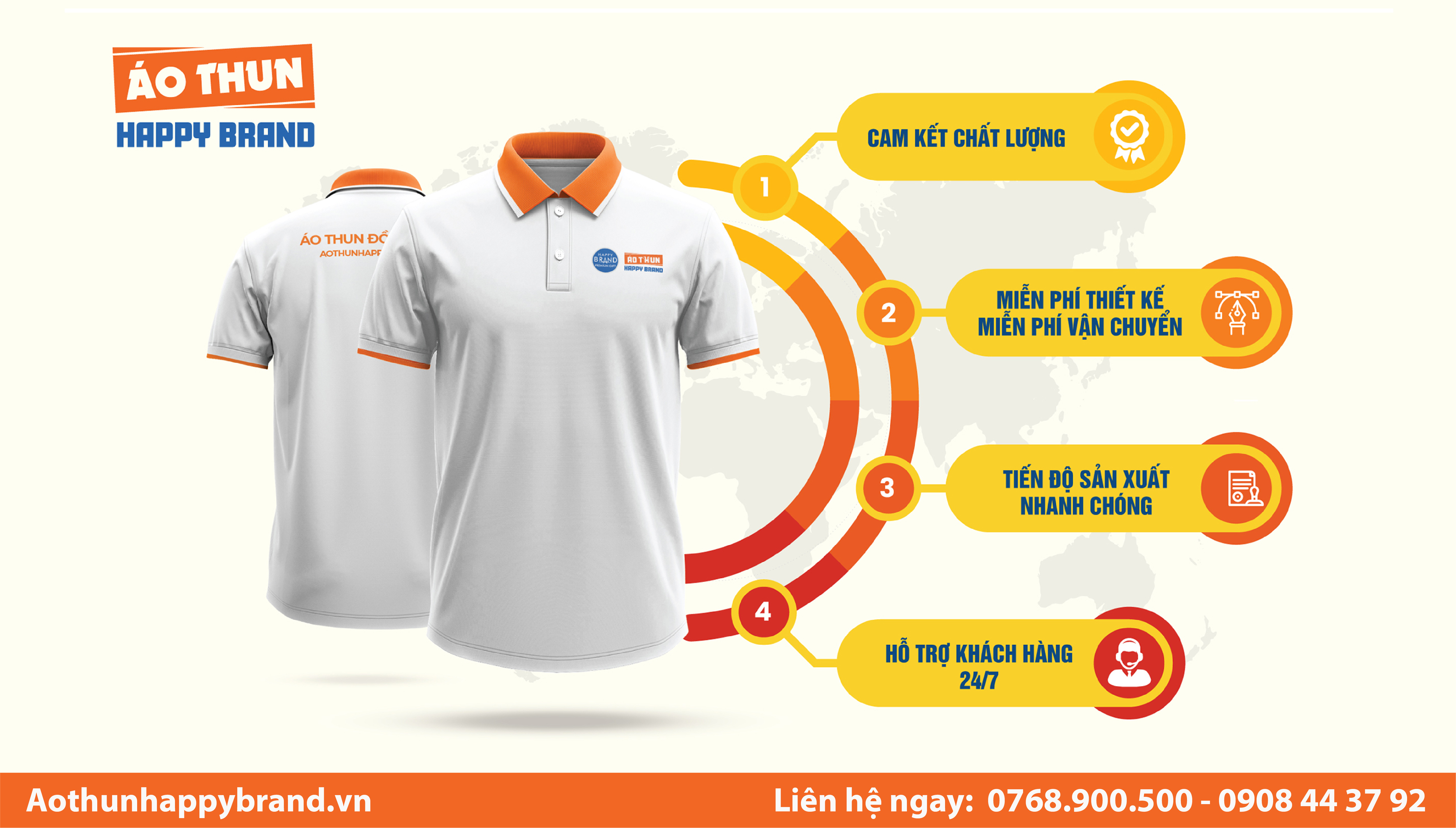 Áo thun Happy Brand - các BRANDS mới nhất