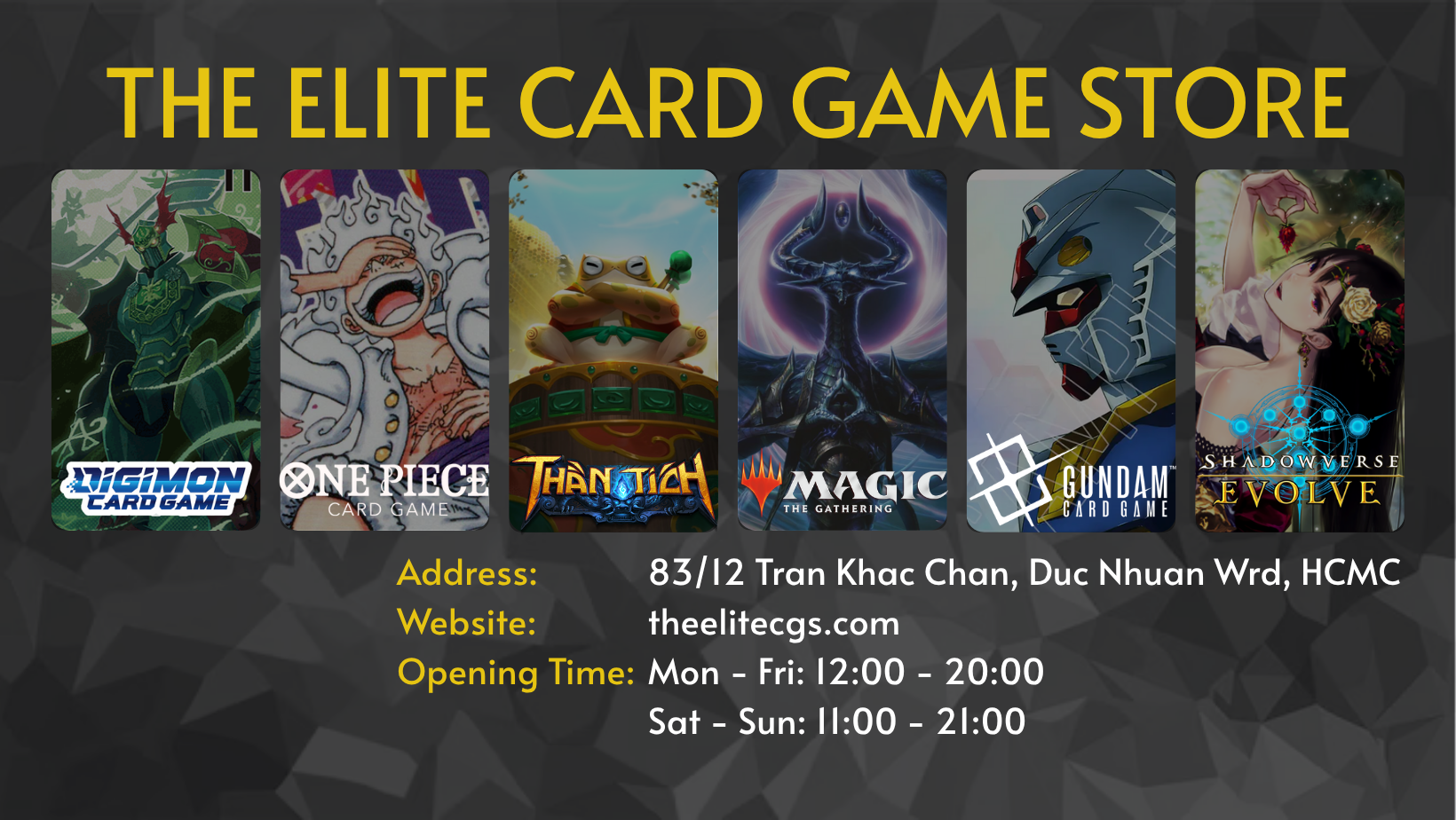 The Elite Card Game Store